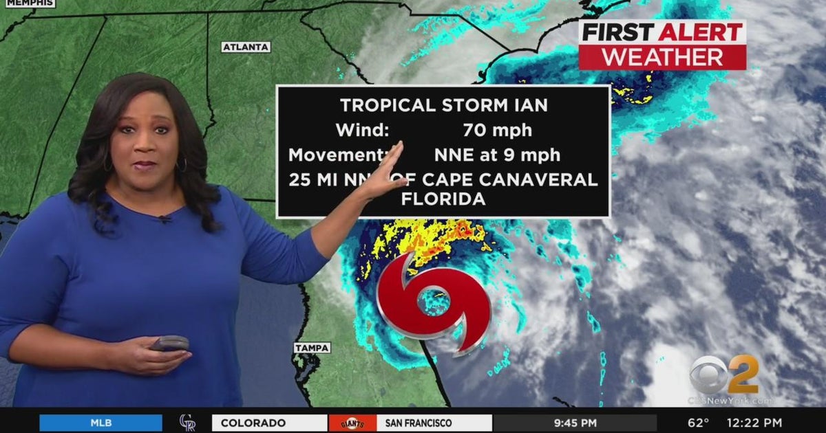 First Alert Weather Local Forecast And Latest On Ian Cbs New York