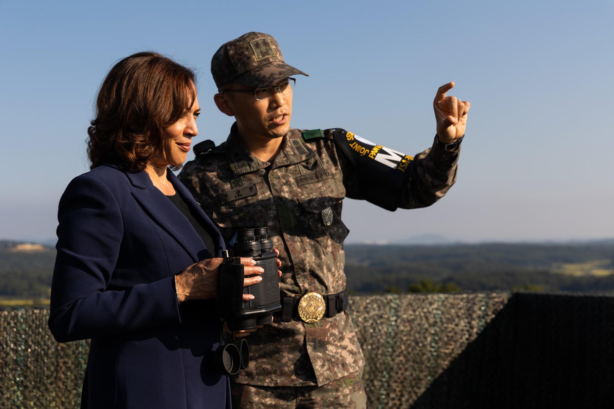 North Korea tests more ballistic missiles as Harris visits to reassure ...
