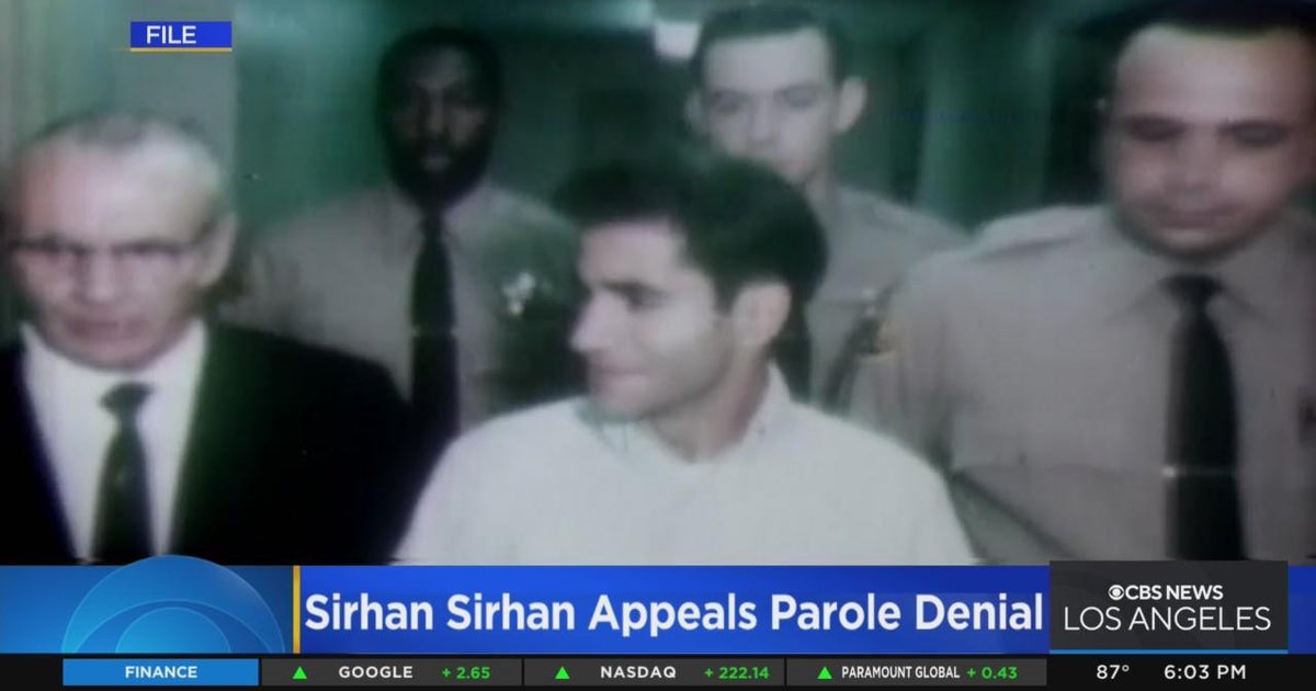 Sirhan Sirhan appeals parole denial - CBS Los Angeles