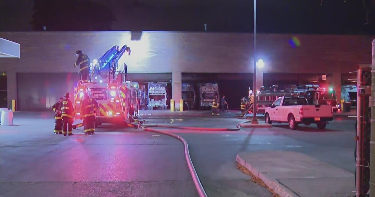 At least 2 garbage trucks burned at Streets and Sanitation service ...