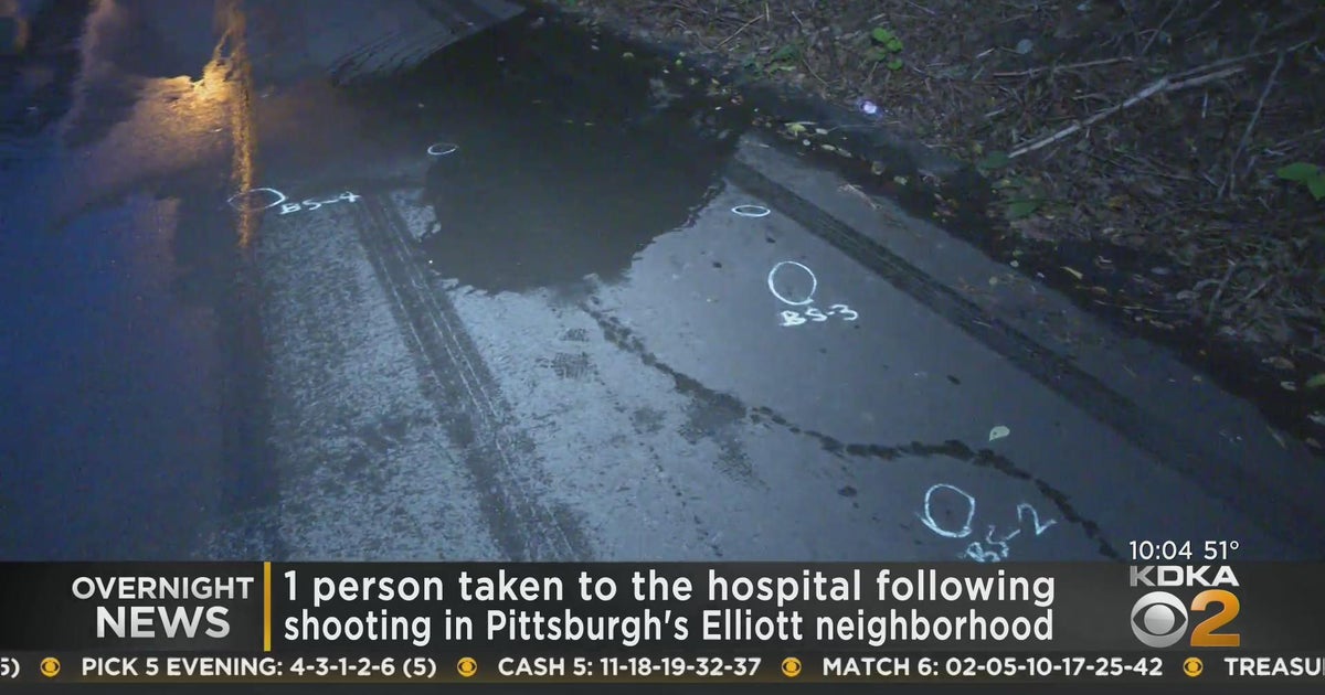 Woman hospitalized after shooting in Elliott - CBS Pittsburgh
