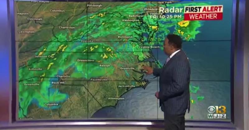 Maryland braces for wet weather from remnants of Hurricane Ian - CBS ...