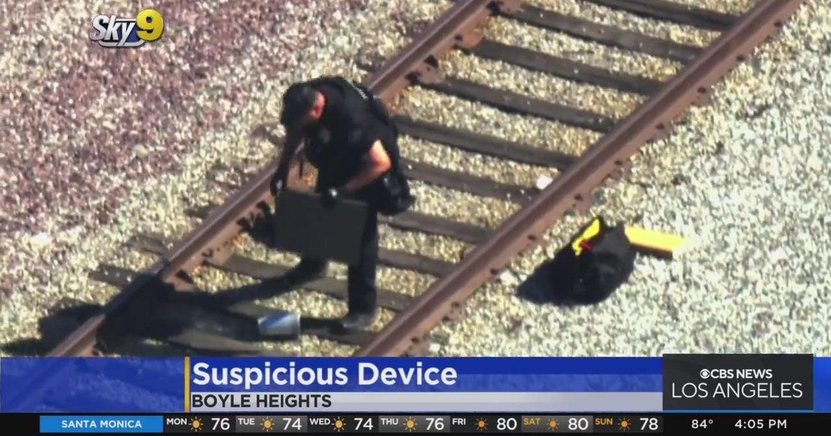 LAPD investigate suspicious item found on train tracks in Boyle Heights ...