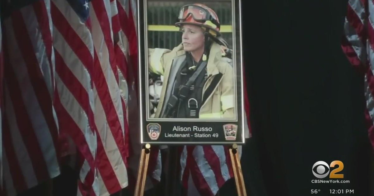 Final farewell for FDNY Capt. Alison Russo - CBS New York