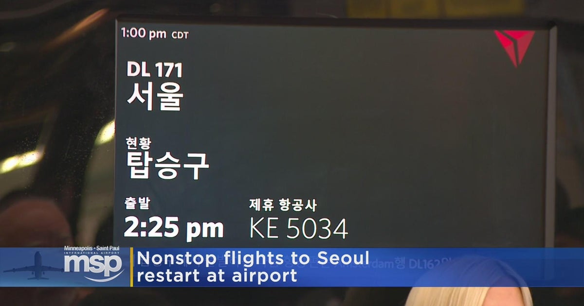 Direct Delta flight from MSP to Seoul is ready for takeoff again - CBS ...