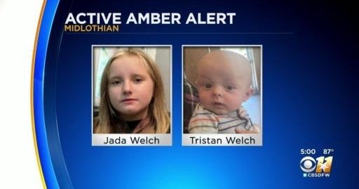 Amber Alert issued for 2 children last seen in Midlothian - CBS Texas