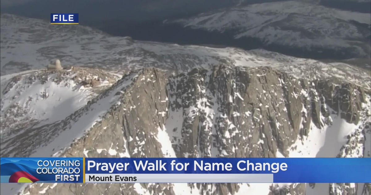 Prayer walk for mountain name change - CBS Colorado