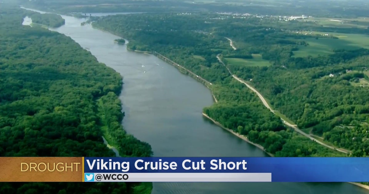 Viking Cruise cut short due to low water levels - CBS Minnesota