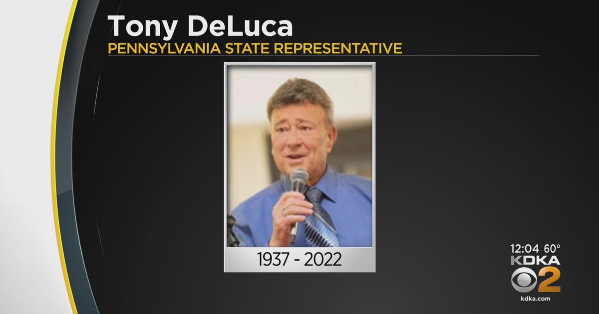 Longtime state Rep. Tony DeLuca dies at age 85 - CBS Pittsburgh