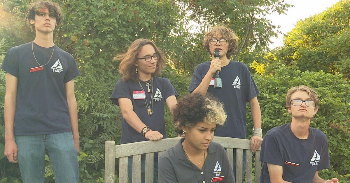 Teens helping each other ease climate change anxiety - CBS Boston