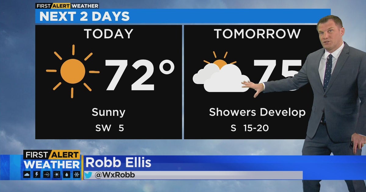 Chicago First Alert Weather: Warm start to week, showers develop ...