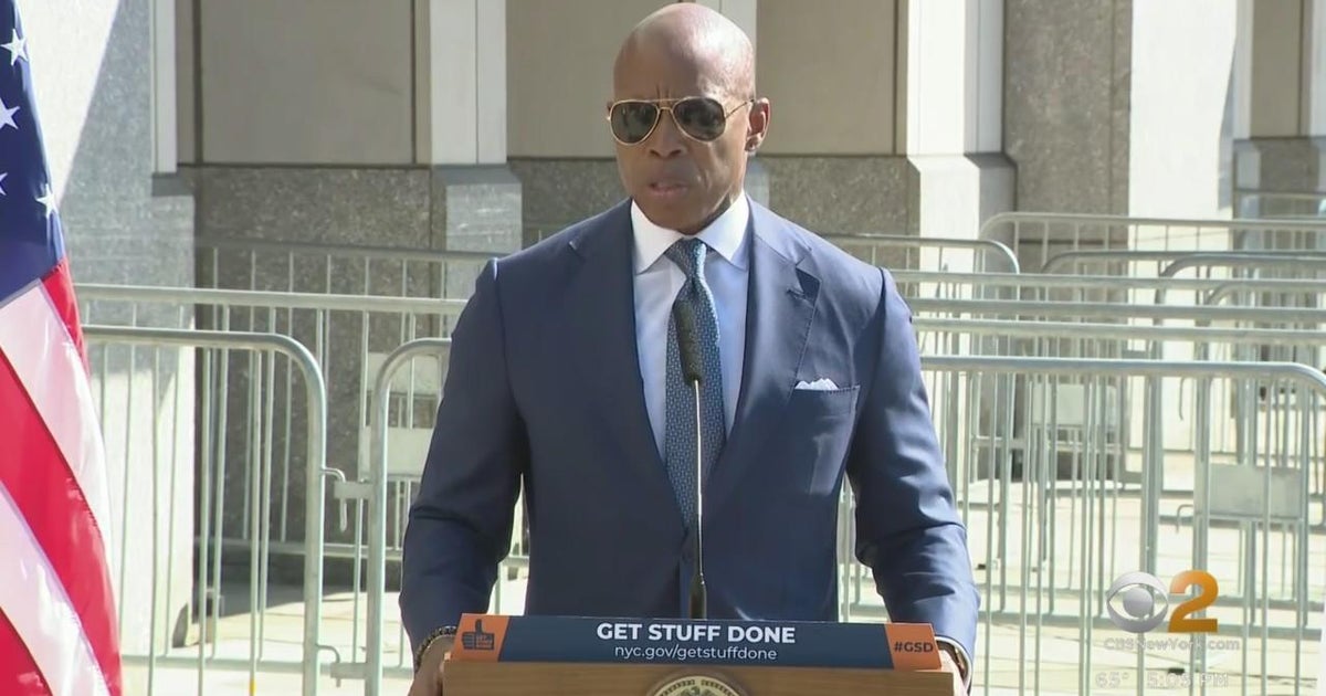 Mayor Adams asks for state, federal help with migrant influx - CBS New York