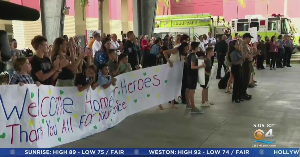 Florida Task Force One Returned Home After Assisting On Barrier Islands