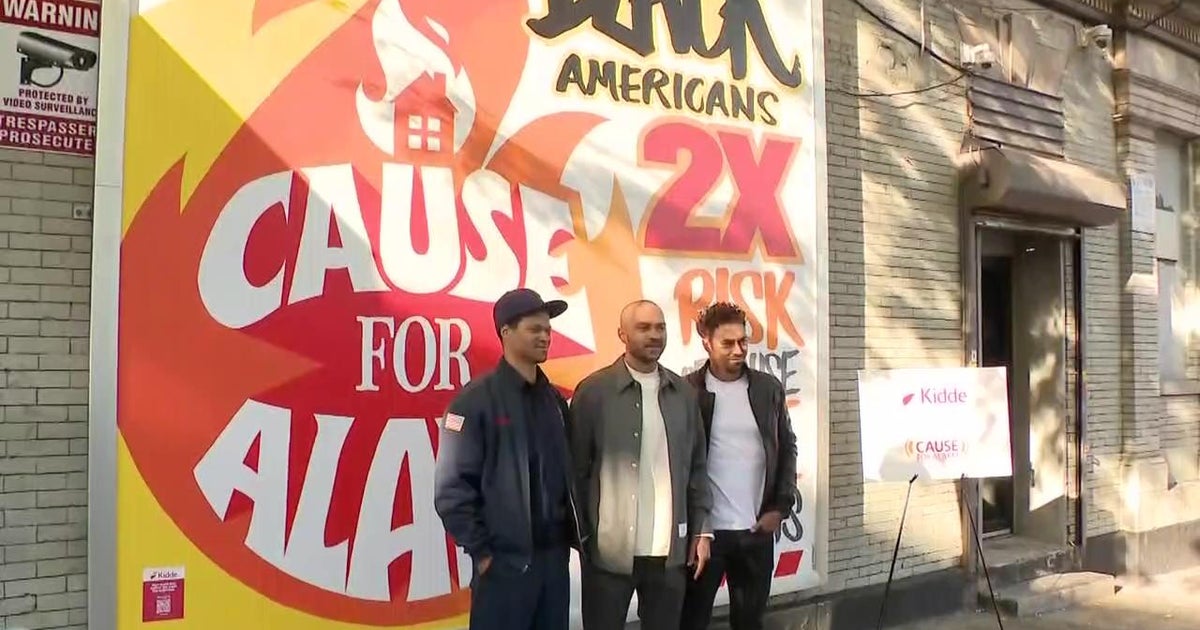 New mural sounds alarm on fire safety after Bronx high-rise fire - CBS ...