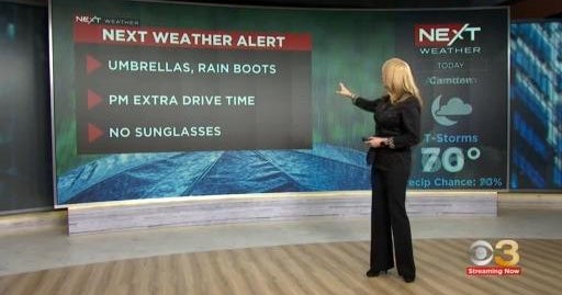 NEXT Weather: Tracking potential severe storms - CBS Philadelphia