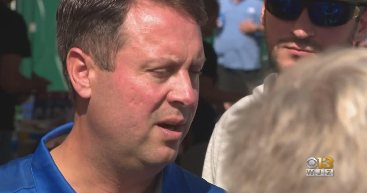 Republican Dan Cox - endorsed by Trump - has focus on Maryland governor ...