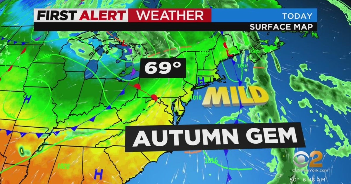 First Alert Weather: CBS2's 10/15 Saturday morning update - CBS New York