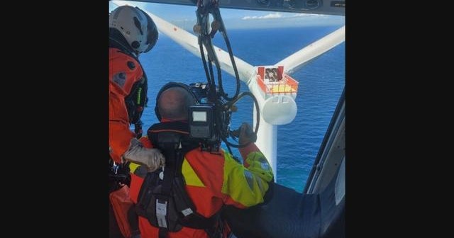 What it takes to film offshore wind turbines up close | 60 Minutes ...