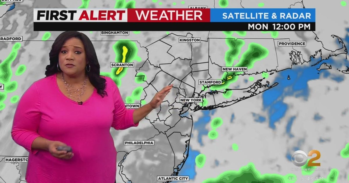 First Alert Weather: Yellow Alert for Monday afternoon - CBS New York