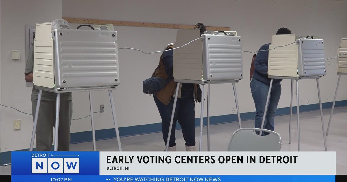 Early voting centers open in Detroit, officials expect low voter ...