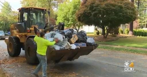 Reading DPW workers remove trash after it wasn't picked up for weeks ...