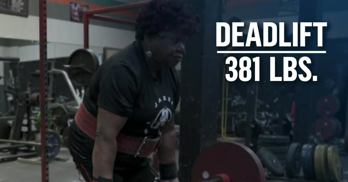 Powerlifting Grandmother breaks national, world records - CBS Sacramento