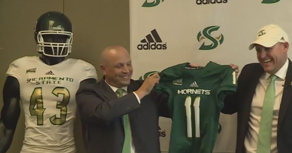 Sacramento State football coach Troy Taylor talks local roots - CBS ...