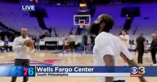 Sixers getting ready to play Bucks in home opener - CBS Philadelphia