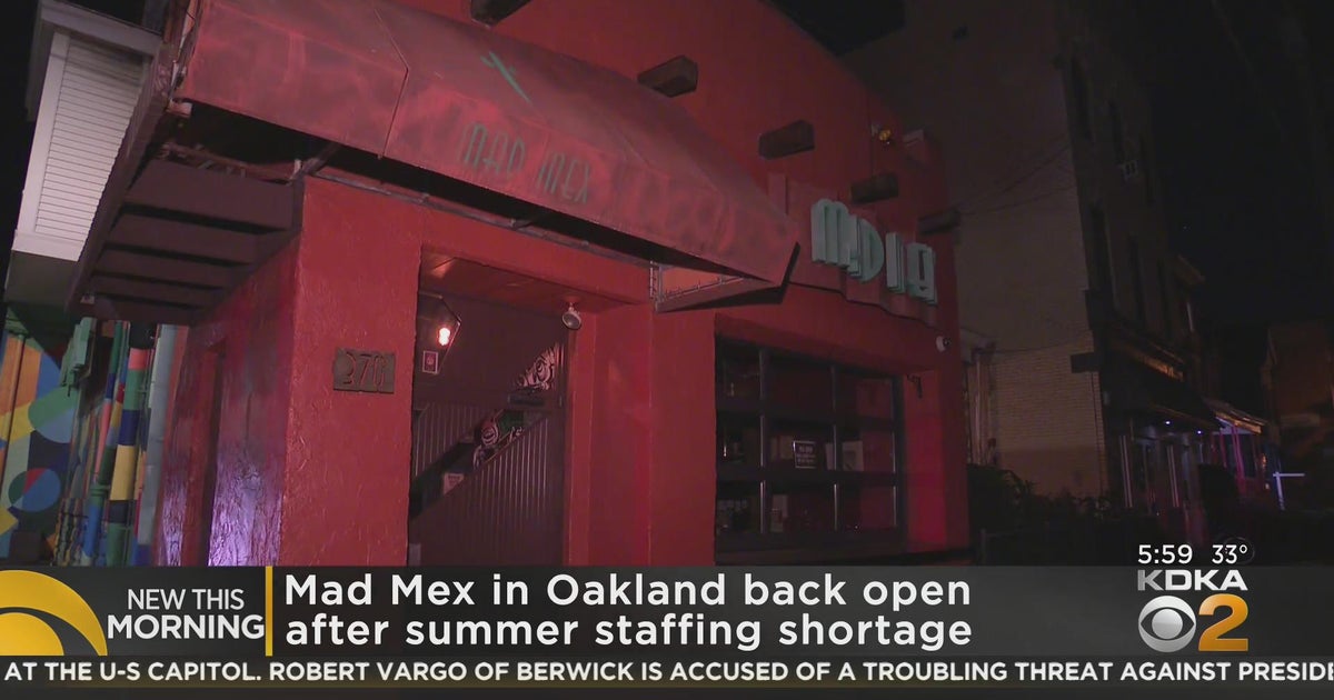 Mad Mex in reopening after being closed for the summer - CBS Pittsburgh