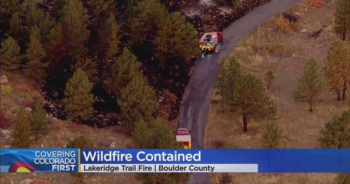 Firefighters quickly got small wildfire near homes contained in Boulder ...