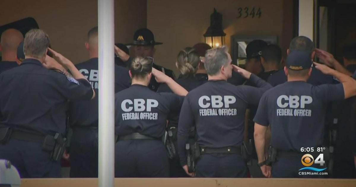 Body of fallen federal agent killed at gun range taken by escort to ...