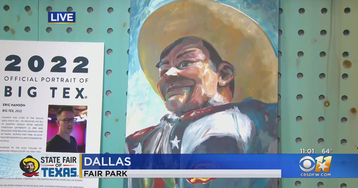First official painting of Big Texas revealed this morning - CBS Texas
