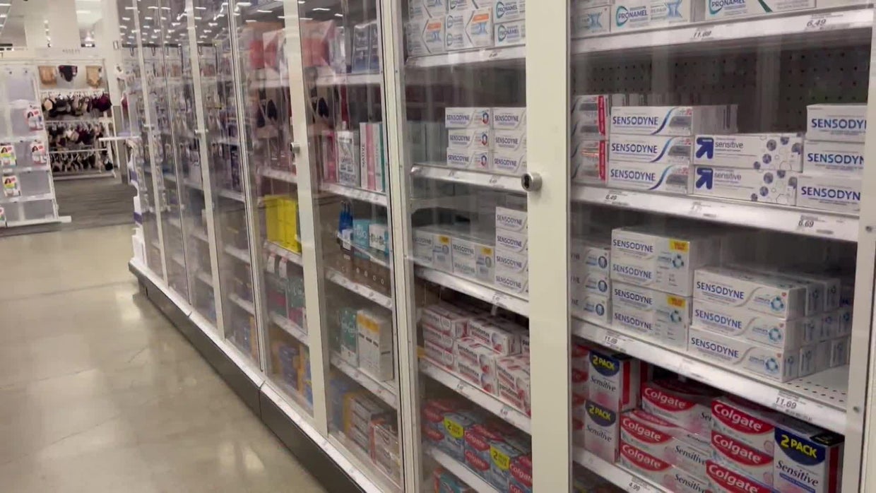 Target locks toiletries in cases at downtown store to prevent organized ...