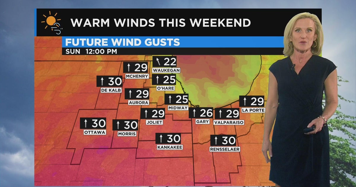 Chicago First Alert Weather: Warm winds this weekend - CBS Chicago