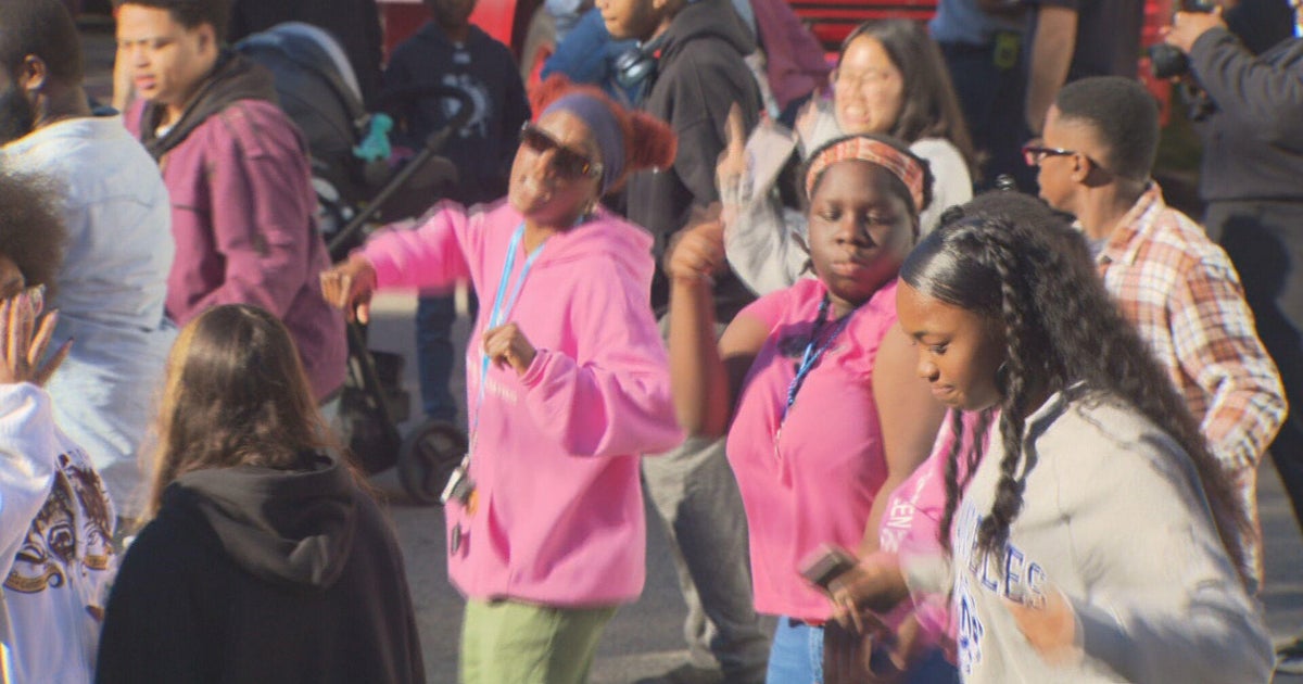 New England Patriot Deatrich Wise joins Mattapan block party - CBS Boston