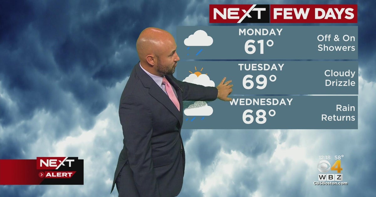 Next Weather: WBZ midday forecast for October 24 - CBS Boston