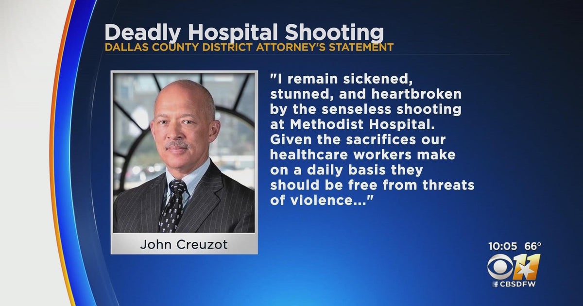 Dallas officials express outrage after hospital shooting - CBS Texas