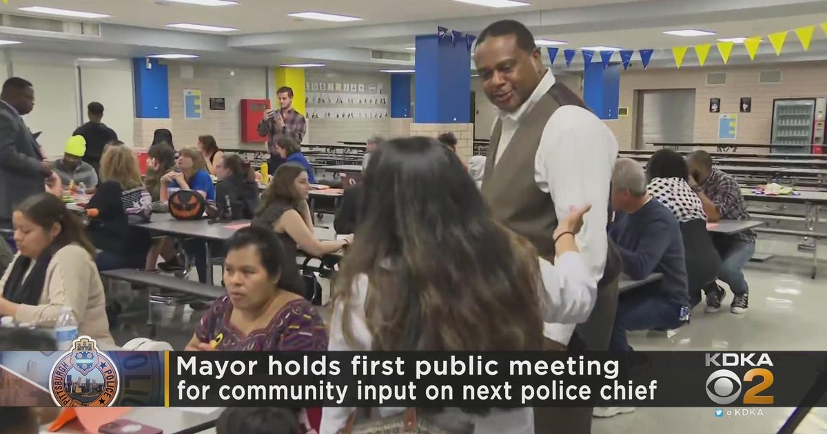 Gainey hears from community in search for new police chief - CBS Pittsburgh