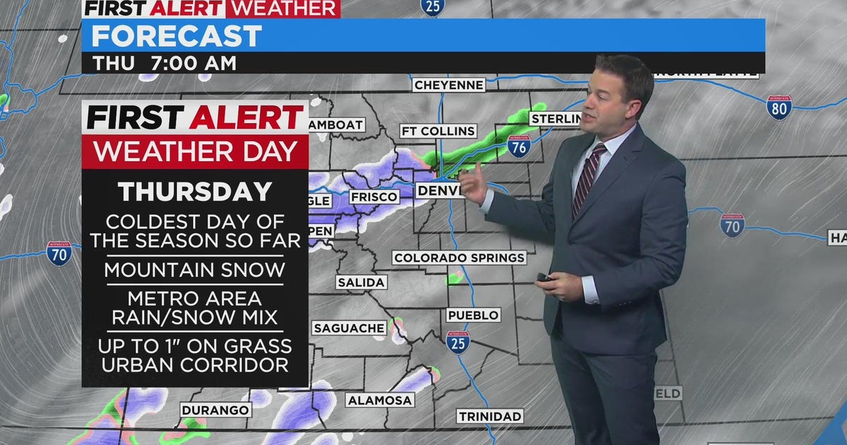 Two cold fronts on the way to Colorado - CBS Colorado