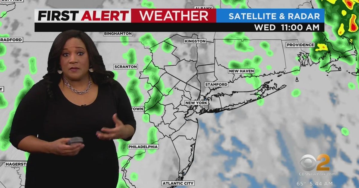 First Alert Weather: Cloudy Wednesday - CBS New York