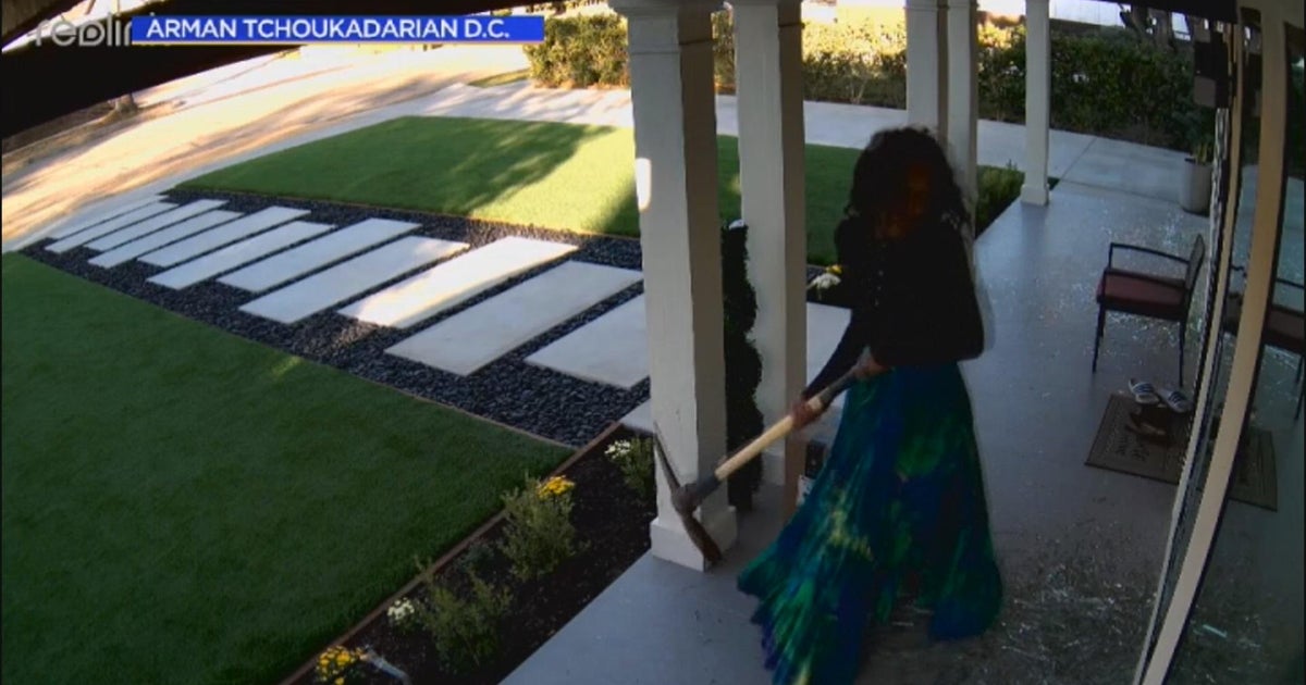 Woman arrested after smashing windows of Pasadena home with pickaxe ...