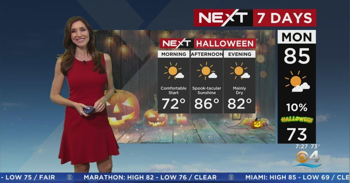 NEXT Weather forecast for Wednesday 10/26/2022 - CBS Miami