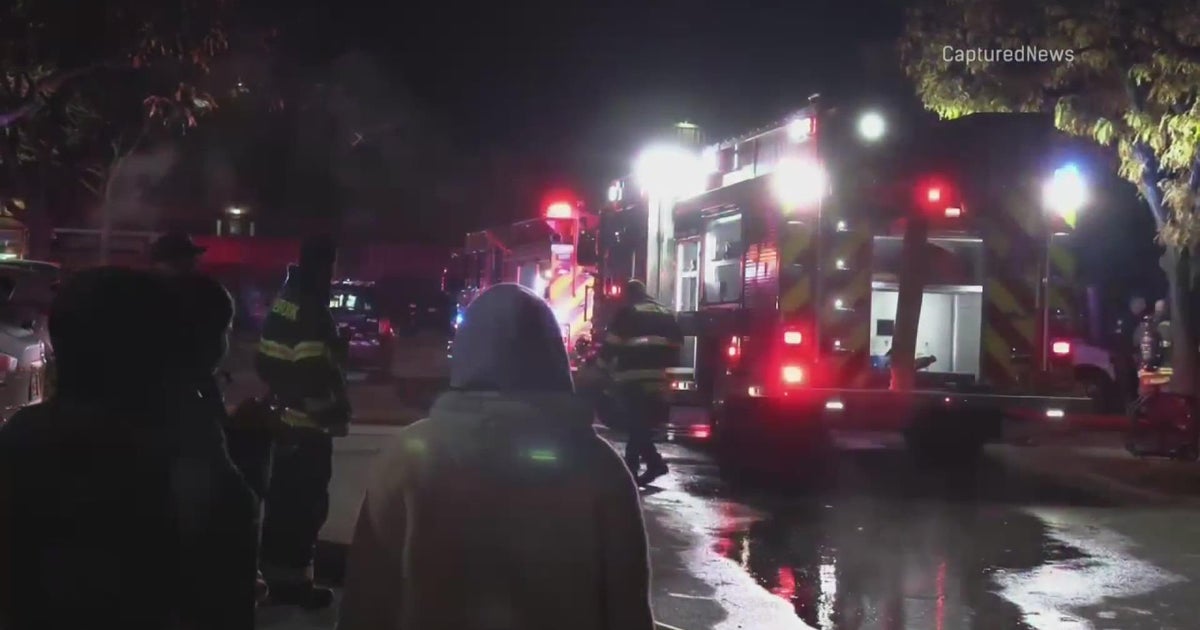 Fire forces dozens of people out of apartment complex in Wheeling - CBS ...