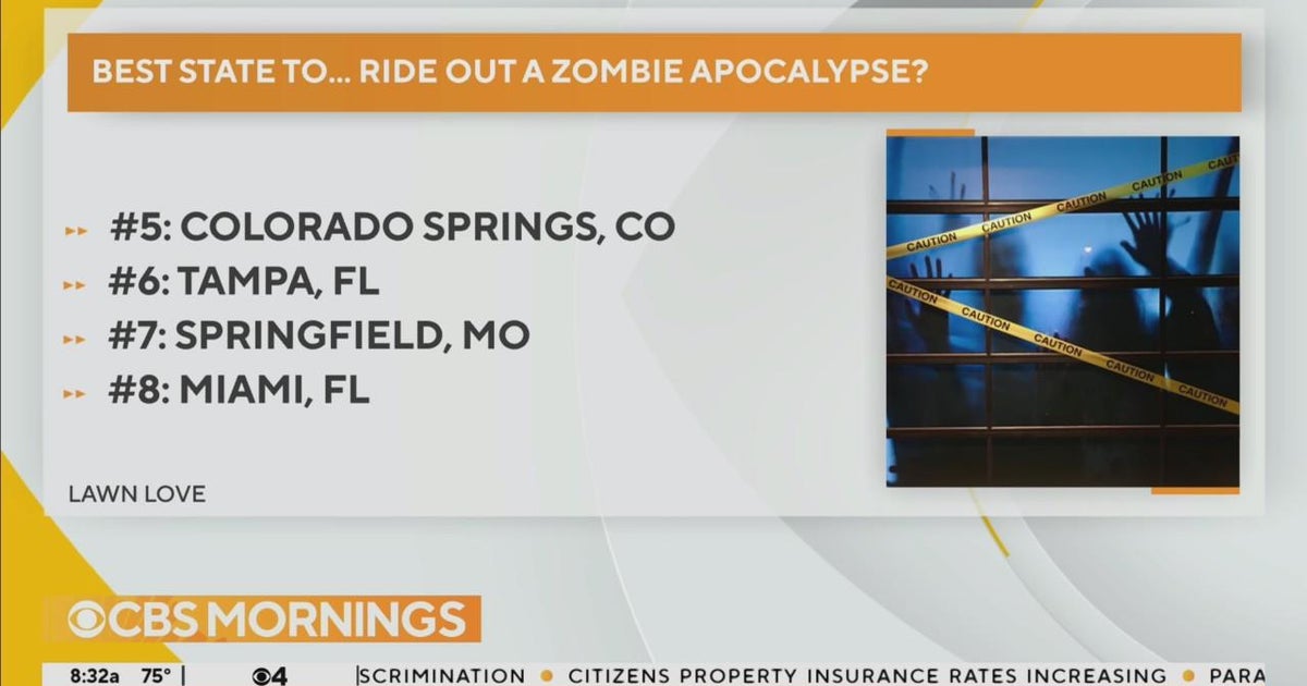 Florida is the place to be to survive a zombie apocalypse - CBS Miami