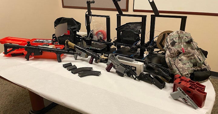 High-tech illegal gun factory discovered inside Brentwood home - CBS ...