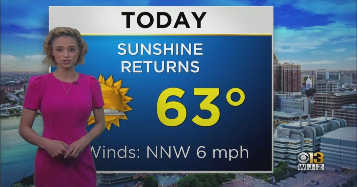 Meteorologist Abigail Degler has your Thursday afternoon forecast - CBS Baltimore