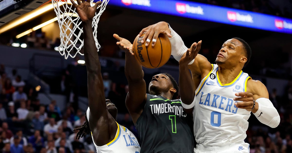 Gobert, Wolves extend Lakers' winless start with 111-102 win - CBS Los ...