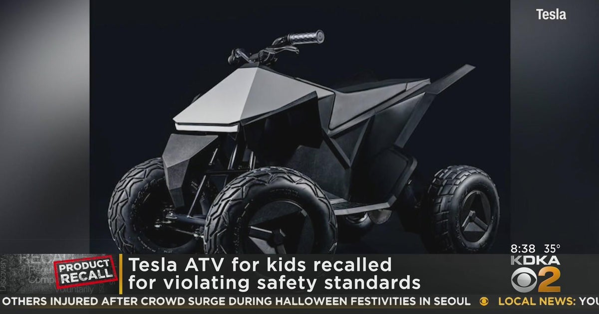 Tesla ATV recalled due to safety issues - CBS Pittsburgh