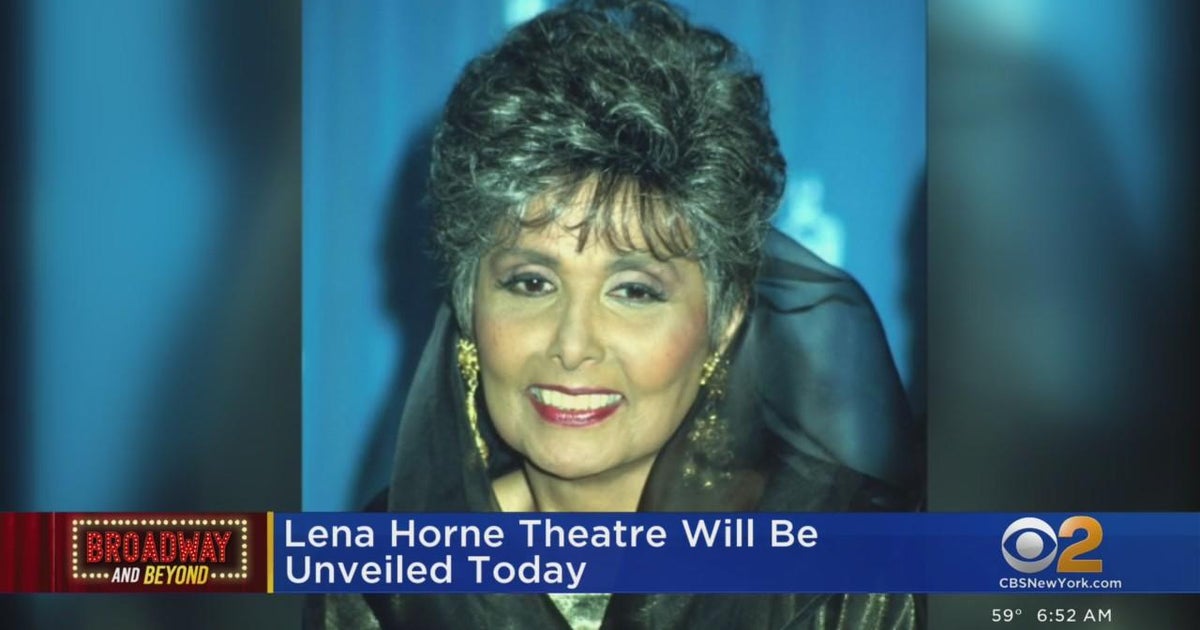 Lena Horne Theatre Unveiled Today Cbs New York