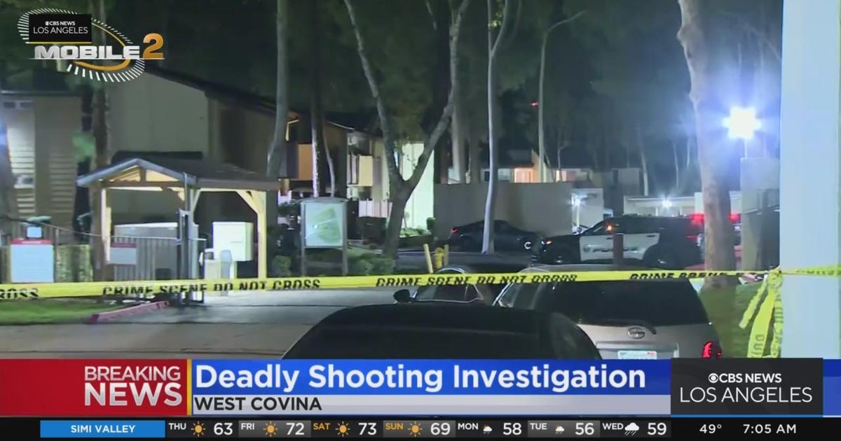 Deadly shooting investigation underway in West Covina - CBS Los Angeles